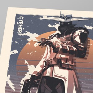 Valorant Cypher Poster, Valorant Poster, Cypher Valorant Art Print ...