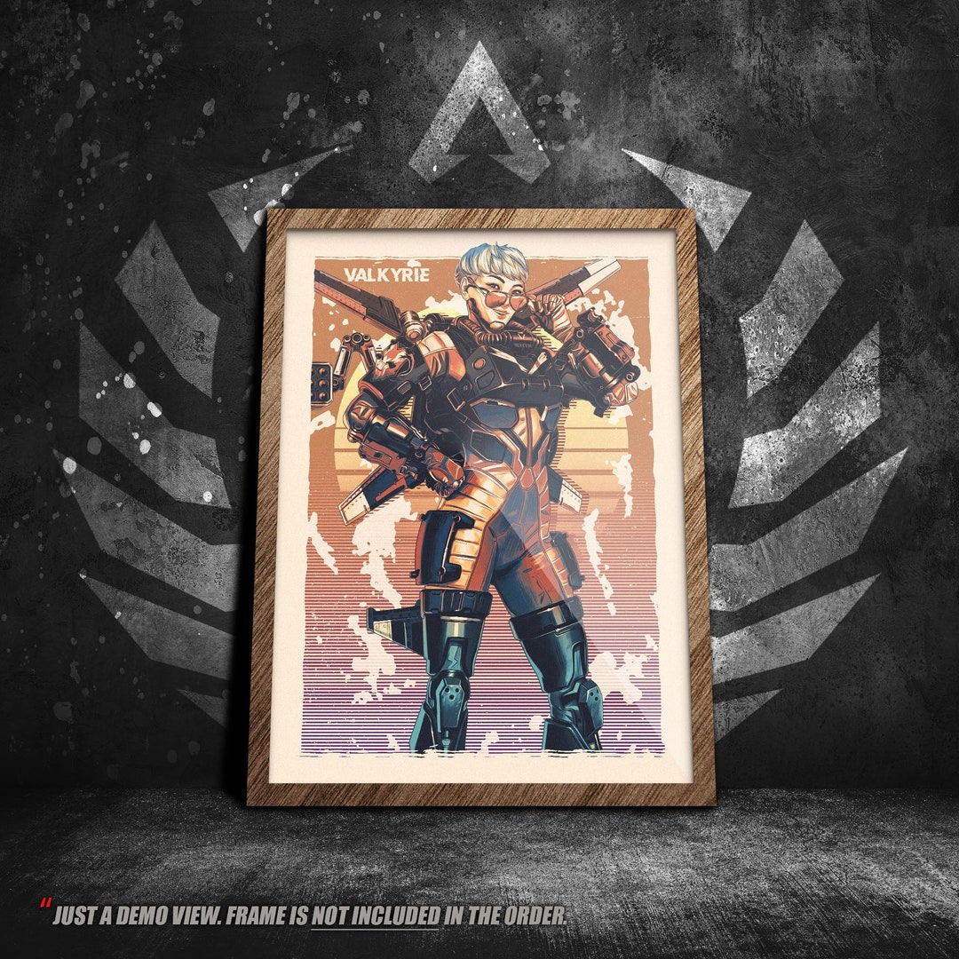 Apex Legends Valkyrie Poster, Apex Legends Poster, Valkyrie Apex ...