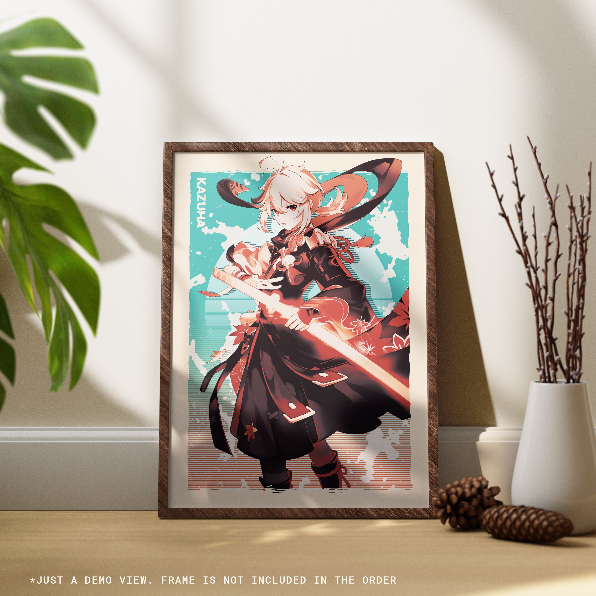 Genshin Impact Poster Kazuha Genshin Print Genshin - Etsy