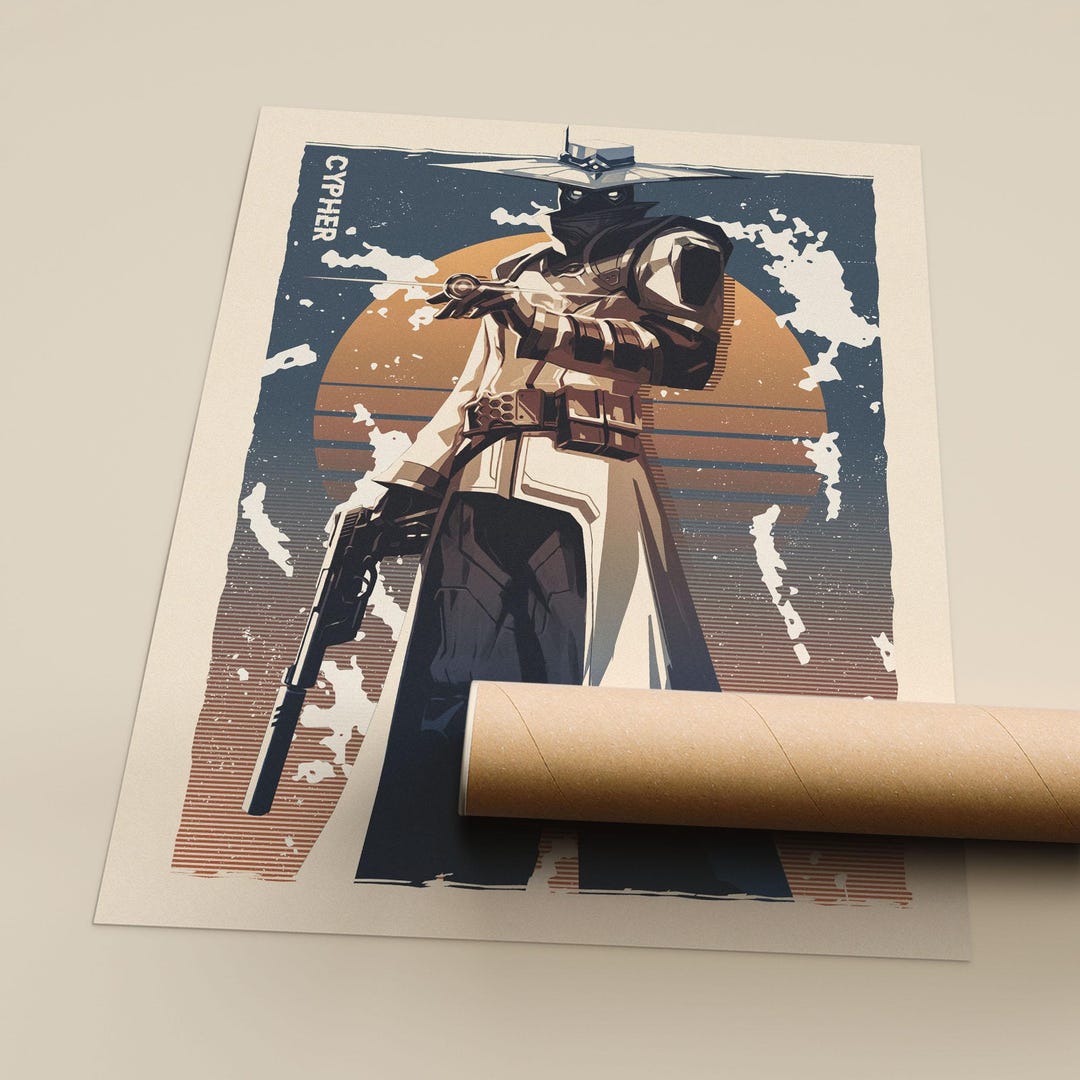 Cypher Valorant Art Print: Enhanced Matte Fine Art Paper Poster - Etsy