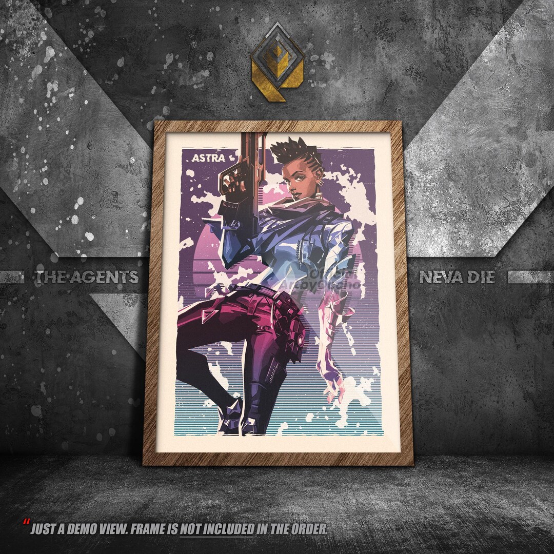 Valorant Astra Poster, Valorant Poster, Astra Valorant Art Print ...
