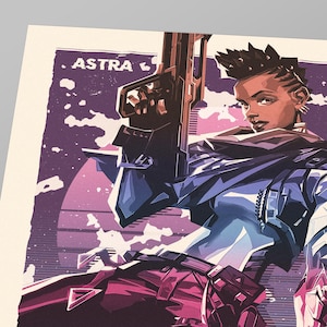 Valorant Astra Poster, Valorant Poster, Astra Valorant Art Print ...