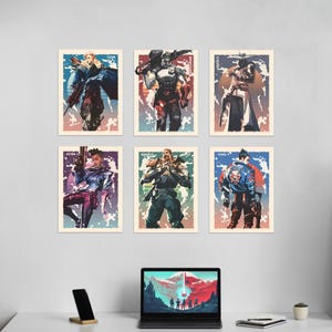 Valorant Poster, All Agents Valorant Art Print, Valorant Gaming Wall ...