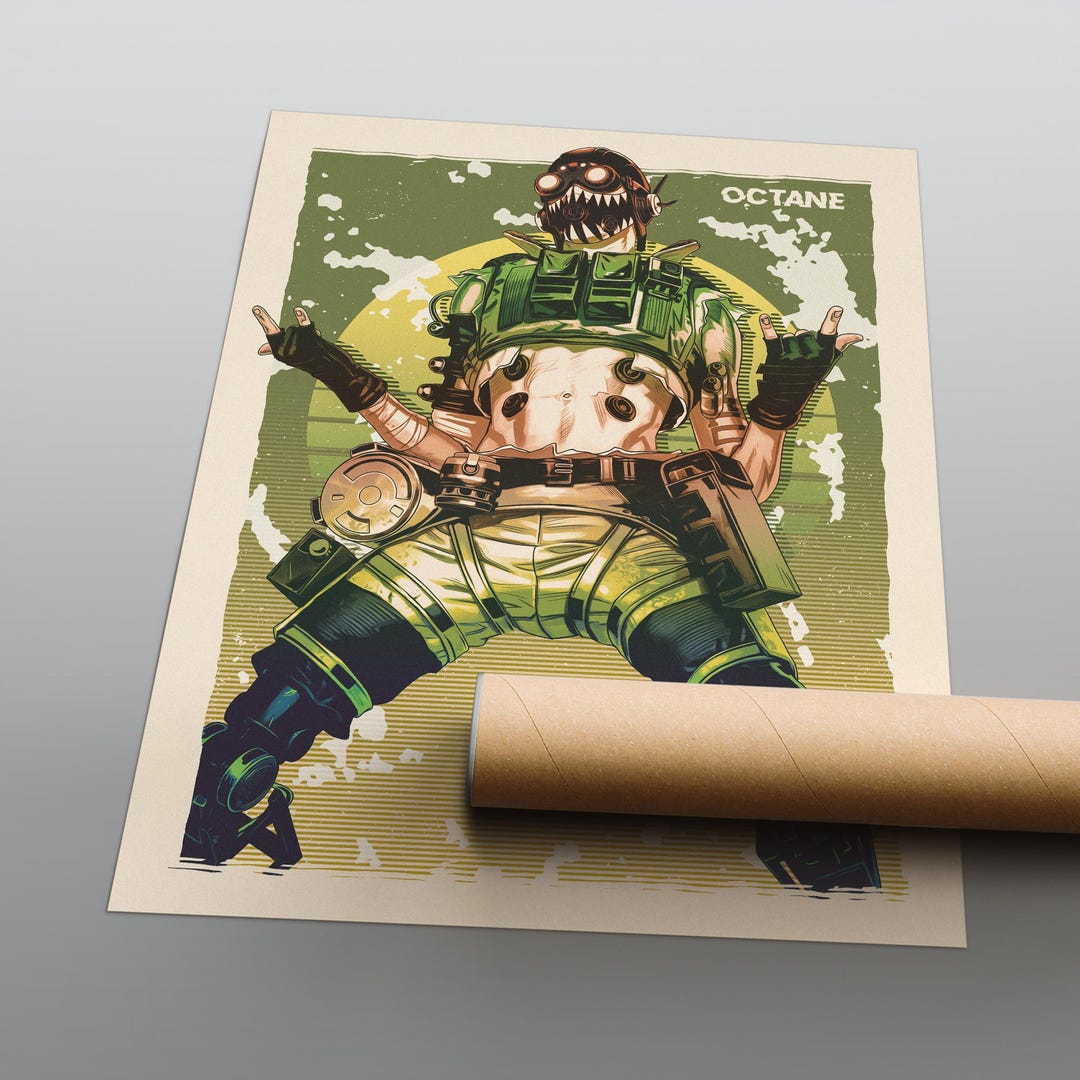 Apex Legends Octane Poster, Apex Legends Poster, Octane Apex Legends ...