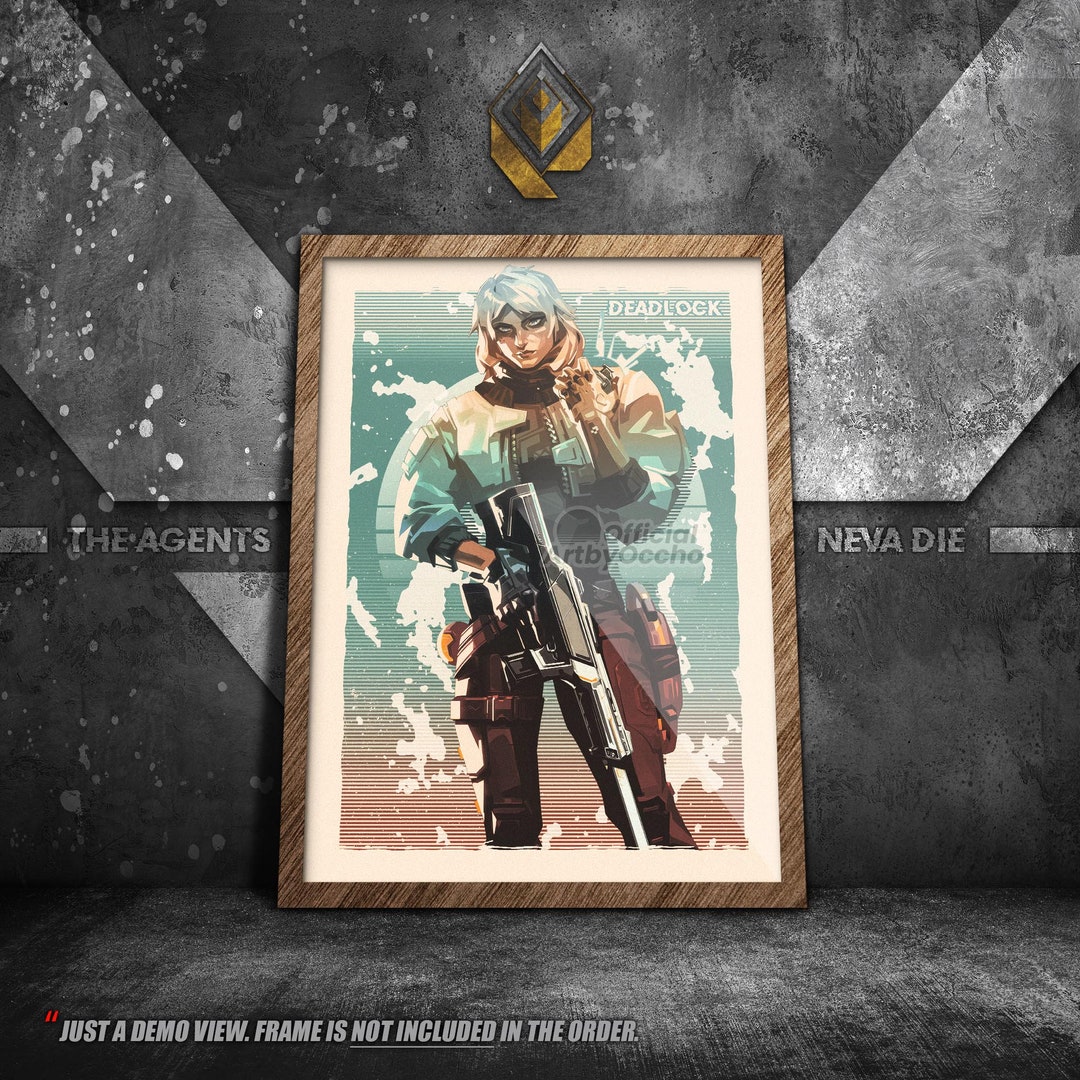 Buy Valorant Deadlock Poster, Valorant Poster, Deadlock Valorant Art ...