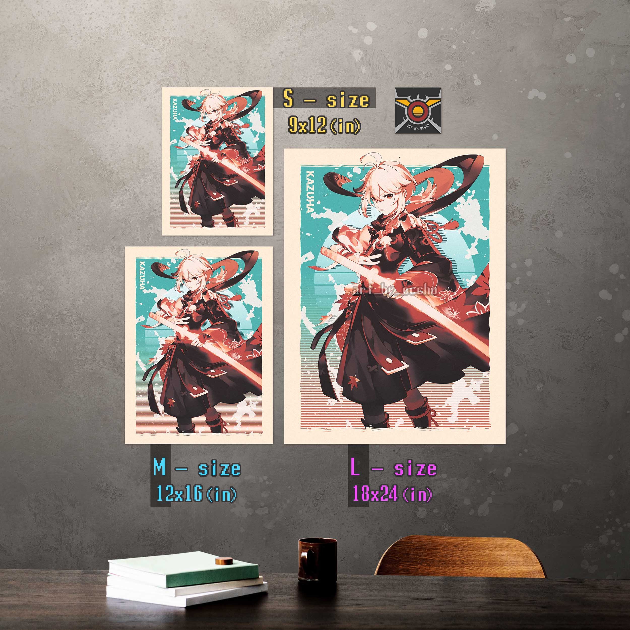 Genshin Impact Poster Kazuha Genshin Print Genshin - Etsy