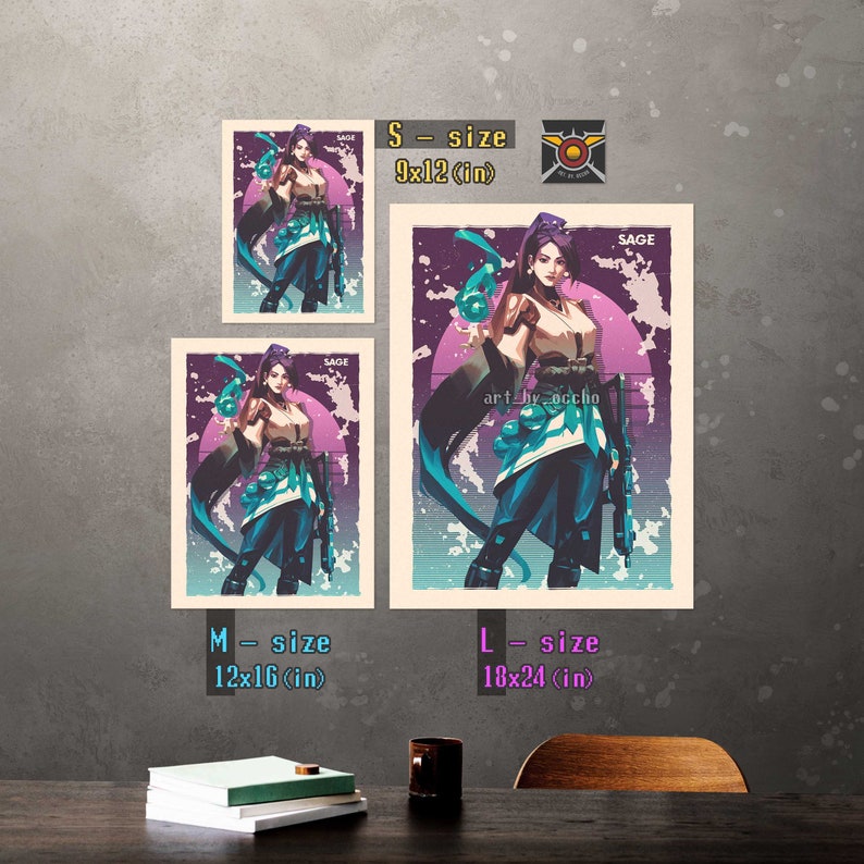 Valorant Poster Sage Valorant Print Valorant Wall Art - Etsy