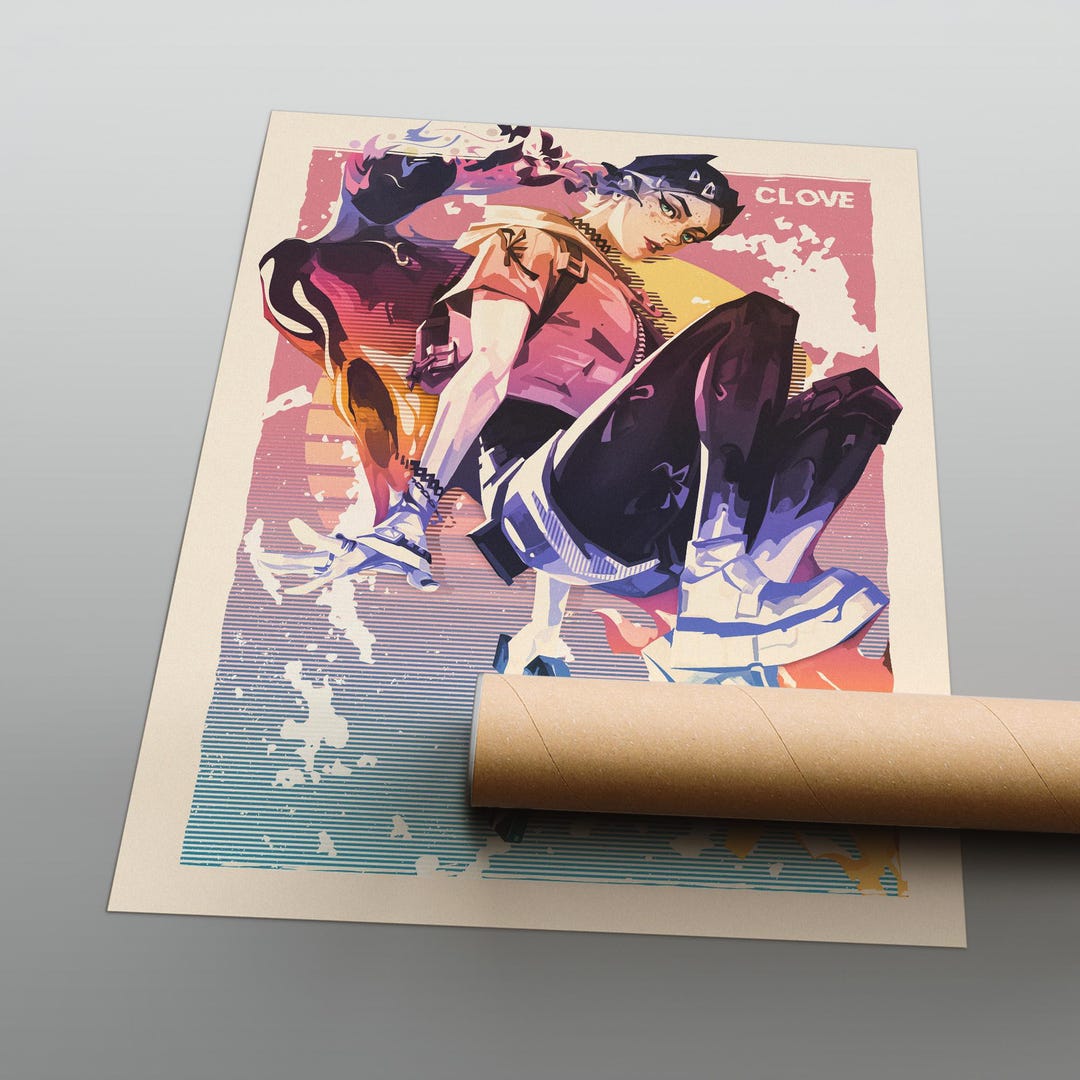 Valorant Clove Poster, Valorant Poster, Clove Valorant Art Print ...