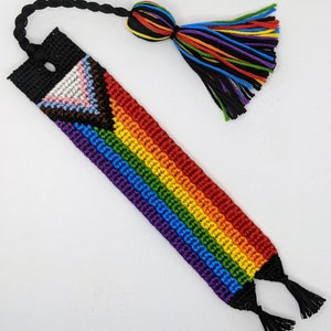 Bookmark: Progress Pride Flag, Original Pride Flag, Rainbow Flag, Hand ...