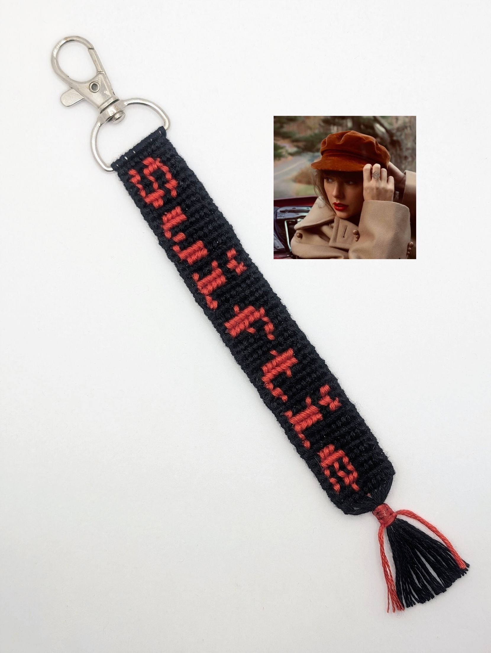 Swiftie Keychain, Taylor Swift Keychain, Hand-knotted Keychain made-to ...