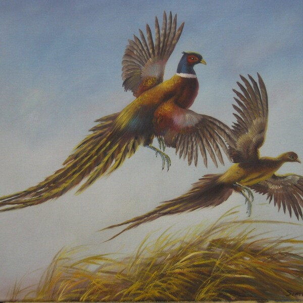 Pheasant Painting - Etsy