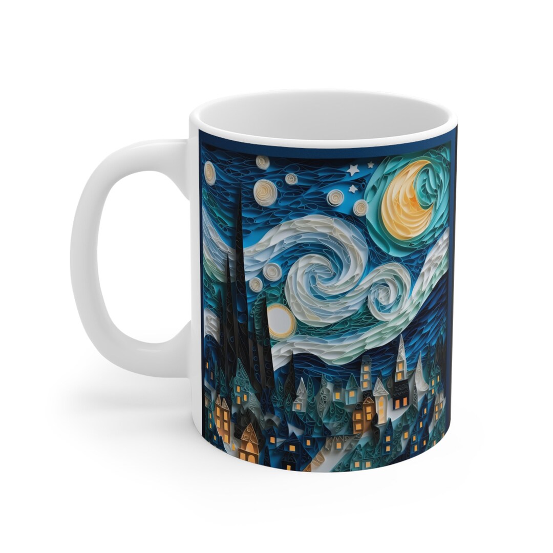 Rolling Night Sky, Starry Night, Gift, Art Lovers, Christmas Gift, Gift ...