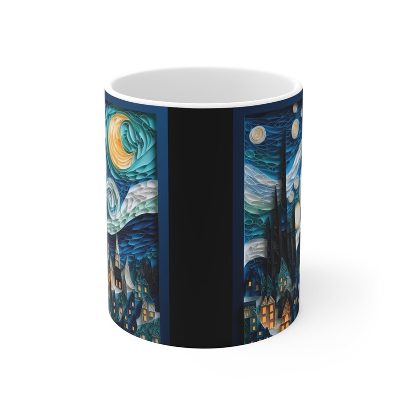 Rolling Night Sky, Starry Night, Gift, Art Lovers, Christmas Gift, Gift ...
