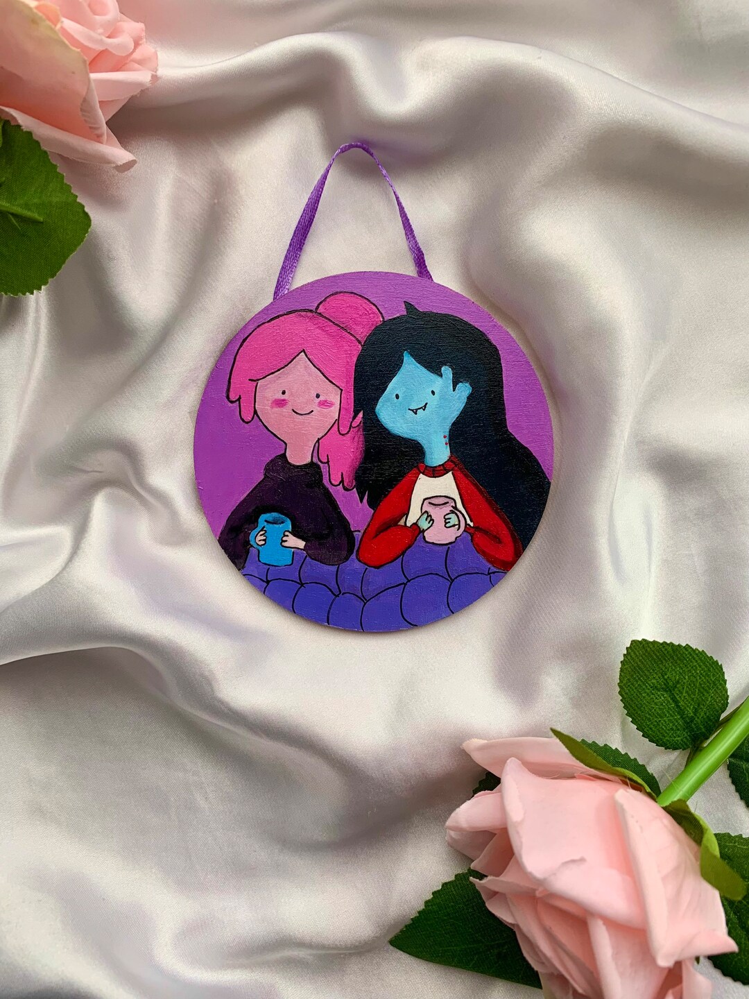 Marceline and Princess Bubblegum Wall Hanging Decor - Etsy