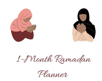 30 Days Salah / Prayer Tracker Pray Your Salah 5 Times A Day Simple ...