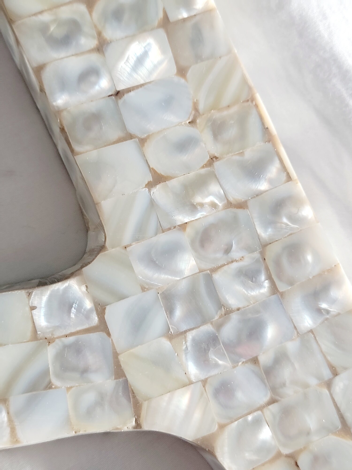 Mother of Pearl Inlay Alphabet Letter 'A' Wall Decor - Etsy