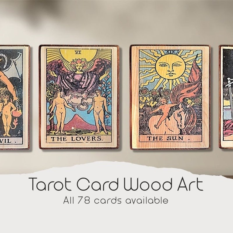 Antique Tarot Cards - Etsy