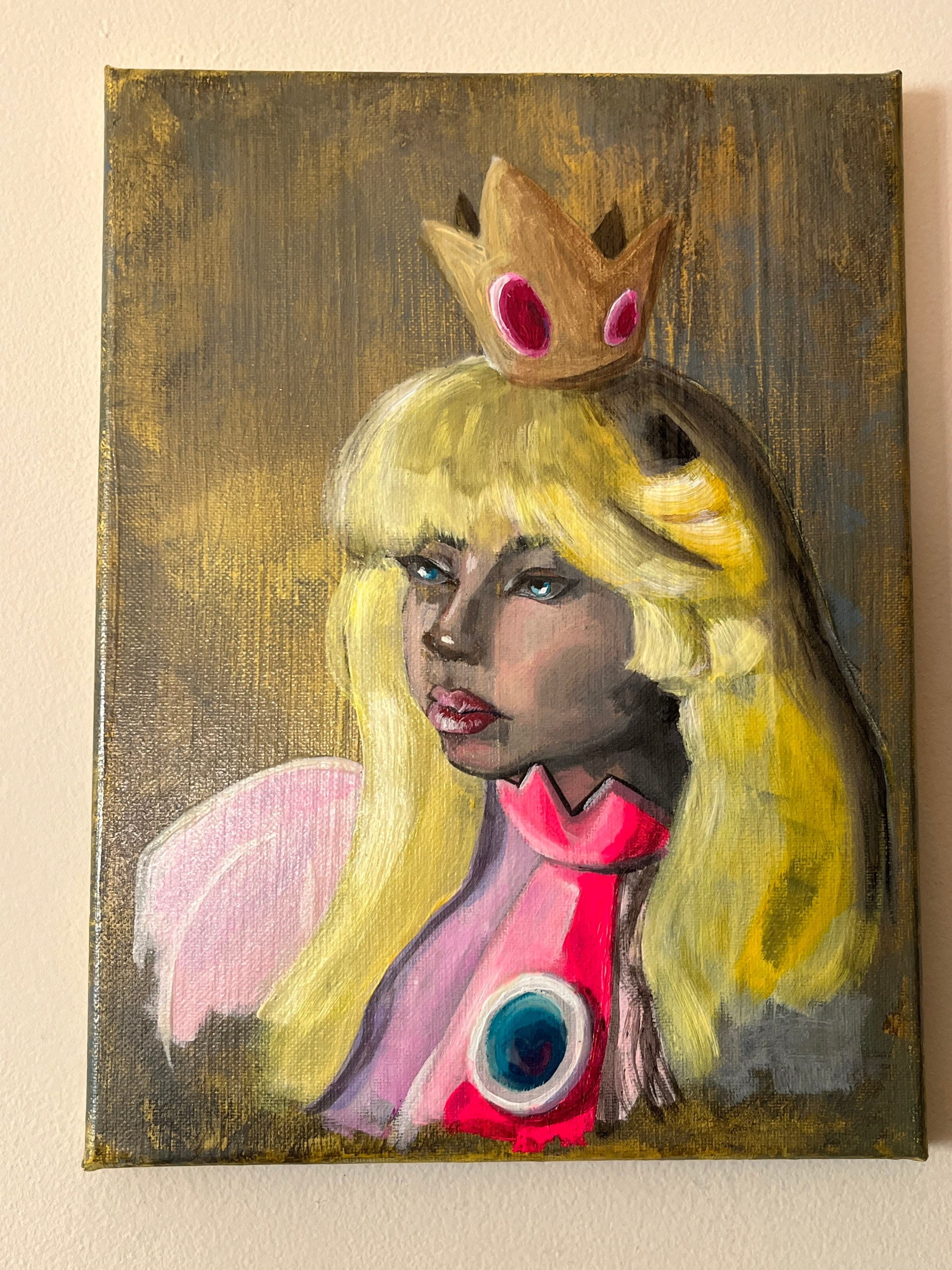 Princess Peach Portrait - Etsy