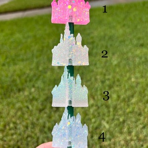Straw Topper Castle Straw Topper Disney Castle Inspired Castle Stanley ...