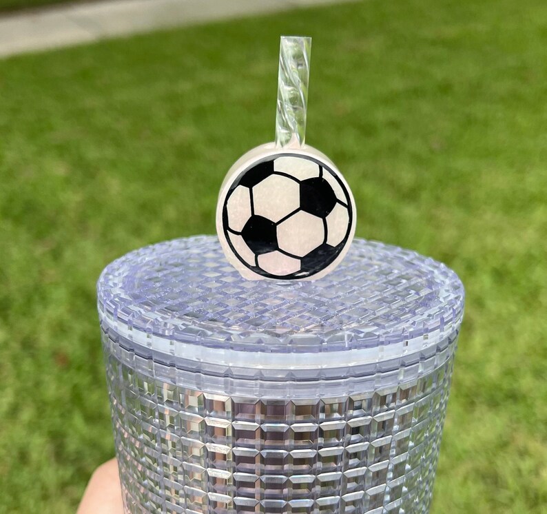 Straw Topper Sports Straw Topper Tumbler Accessory - Etsy