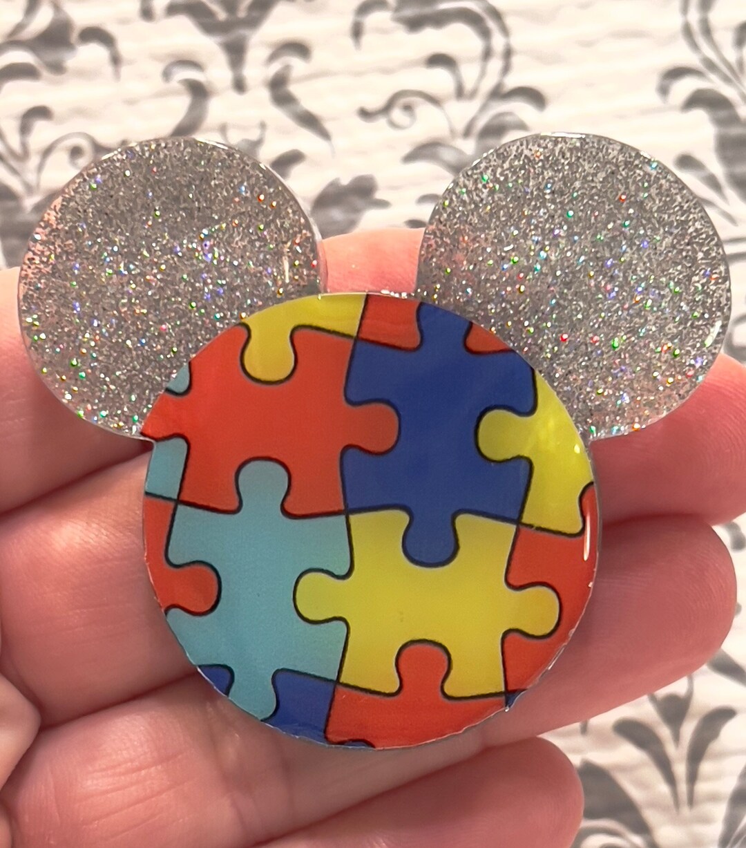 Badge Reel Autism Awareness Badge ID Holder Retractable - Etsy