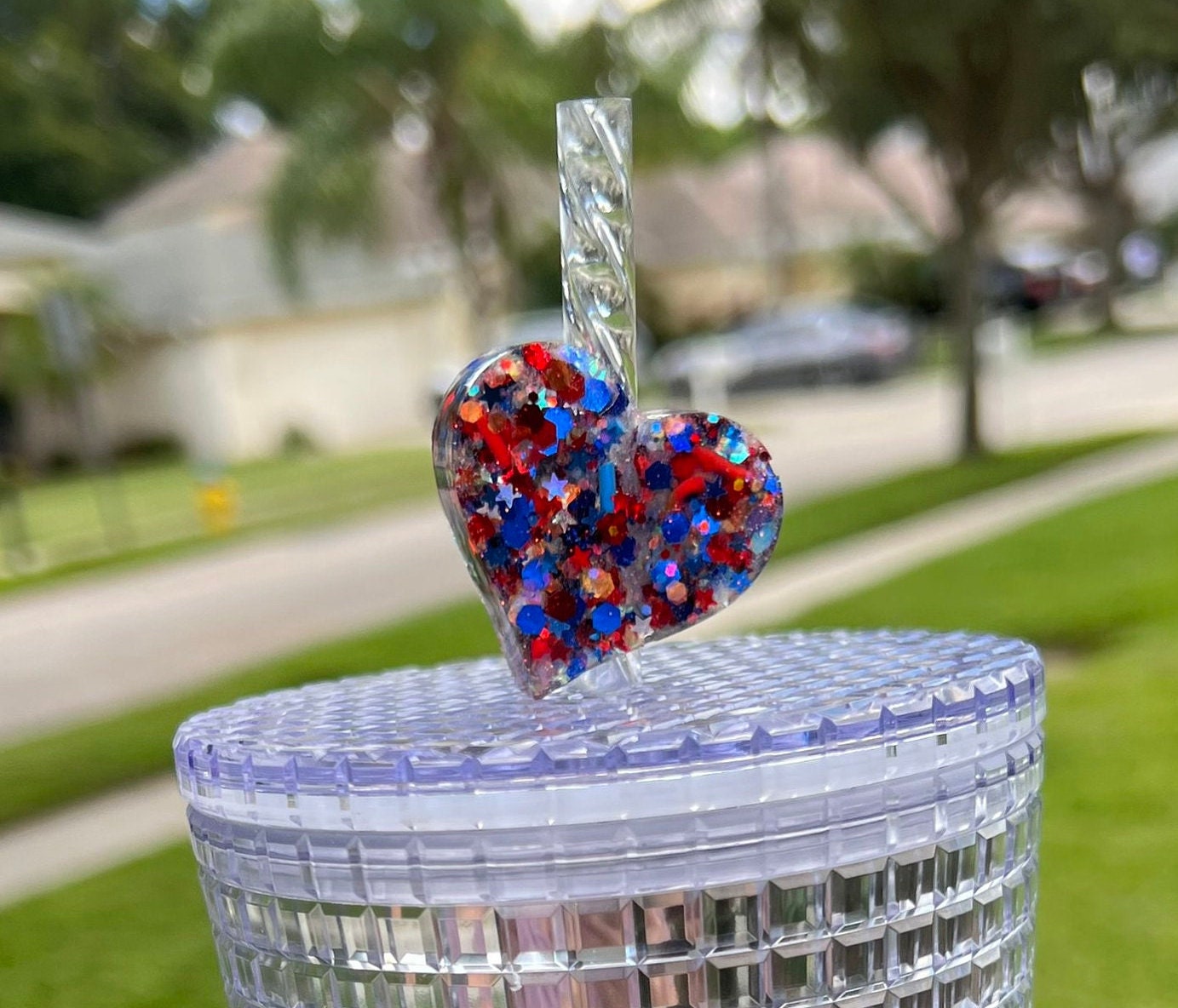 Heart Straw Toppers Straw Topper straw Toppers Heart - Etsy