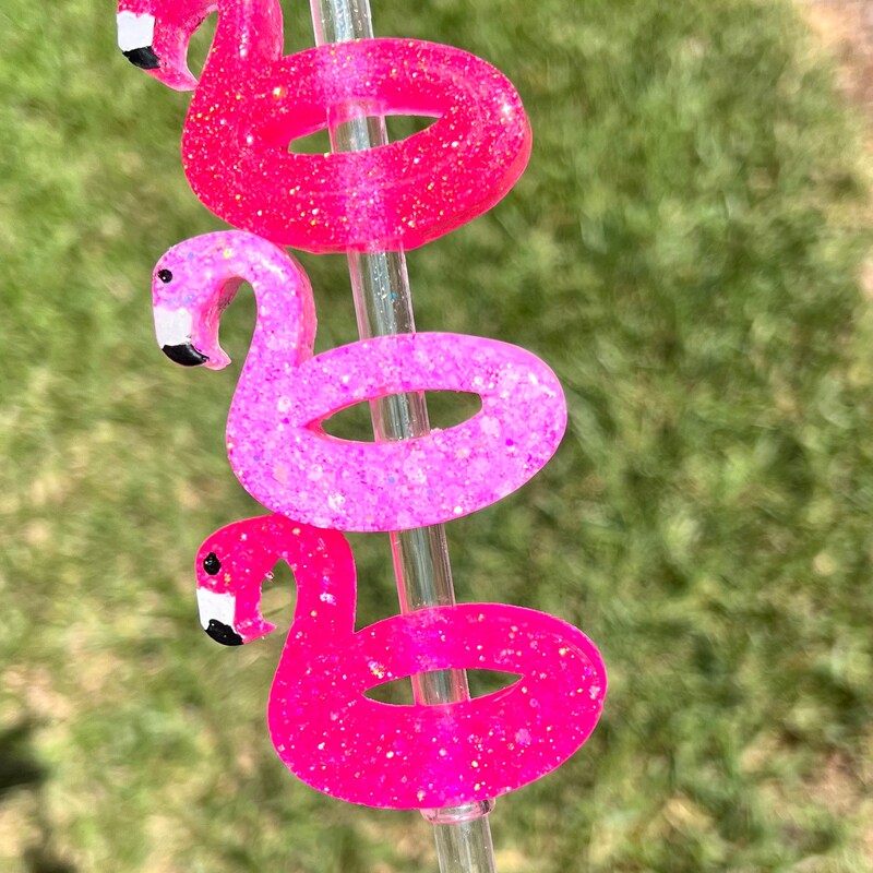 Flamingo Straws - Etsy
