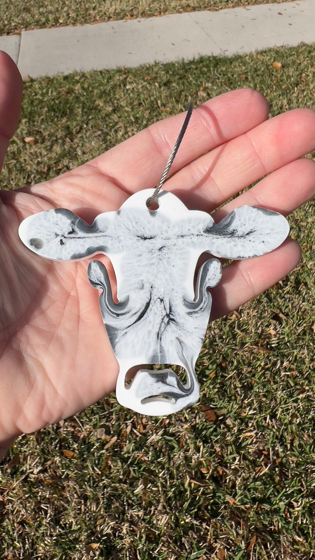 Keychain Cow Steer FFA Keychain Farm Keychain Cow - Etsy