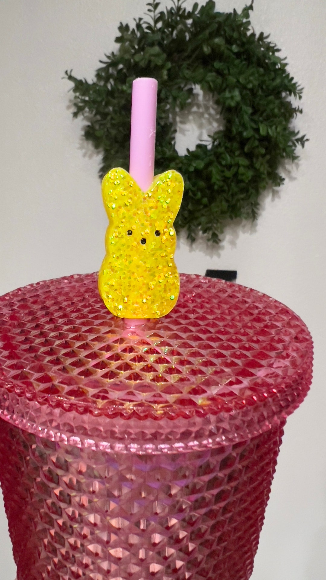 Peeps Straw Toppers| Straw Topper| Easter Straw Toppers | Starbucks ...