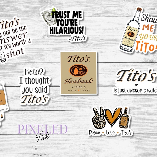 Vodka Titos Svg - Etsy