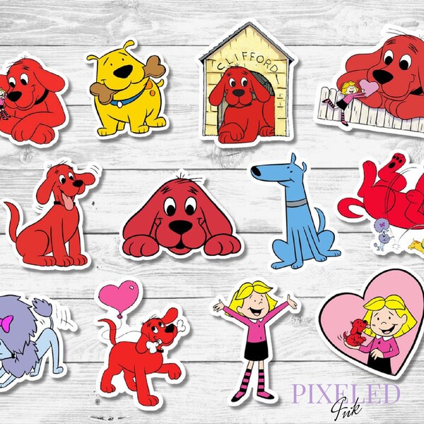 Clifford the Big Red Dog Decorations - Etsy