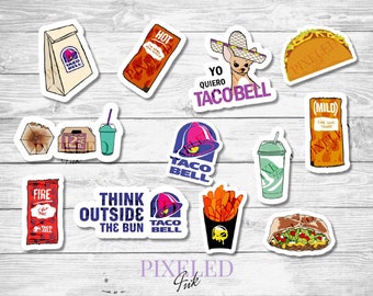Back the Baja Blast Taco Bell Die-cut Vinyl Sticker Water - Etsy