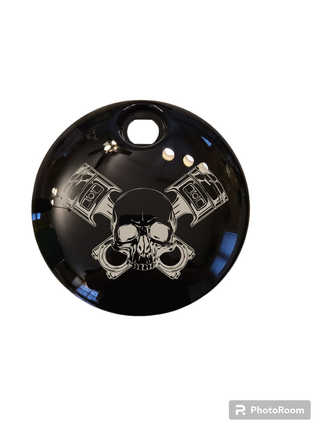 Skull and Pistons Harley Davidson Gas Cap Cover - Etsy