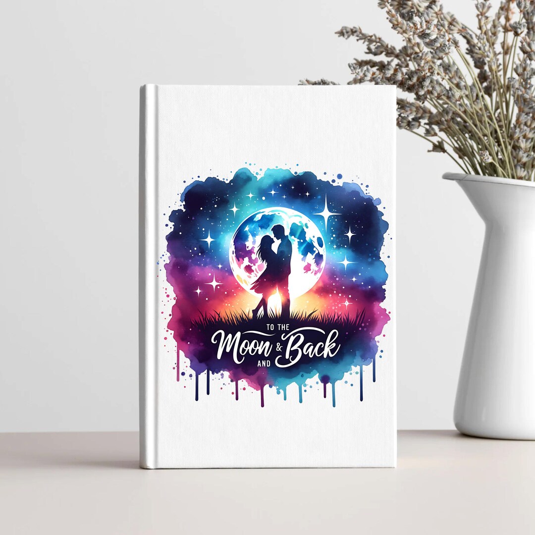 Digital Clipart - Love You to the Moon and Back - Valentine's Day Decor ...
