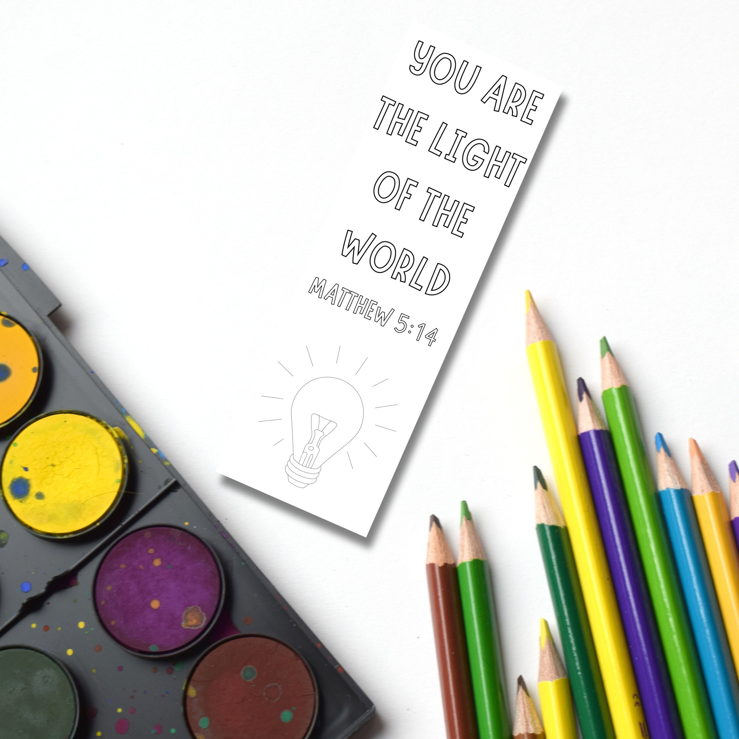 Kids Coloring Bible Bookmarks | Religious Coloring Bible Bookmarks ...