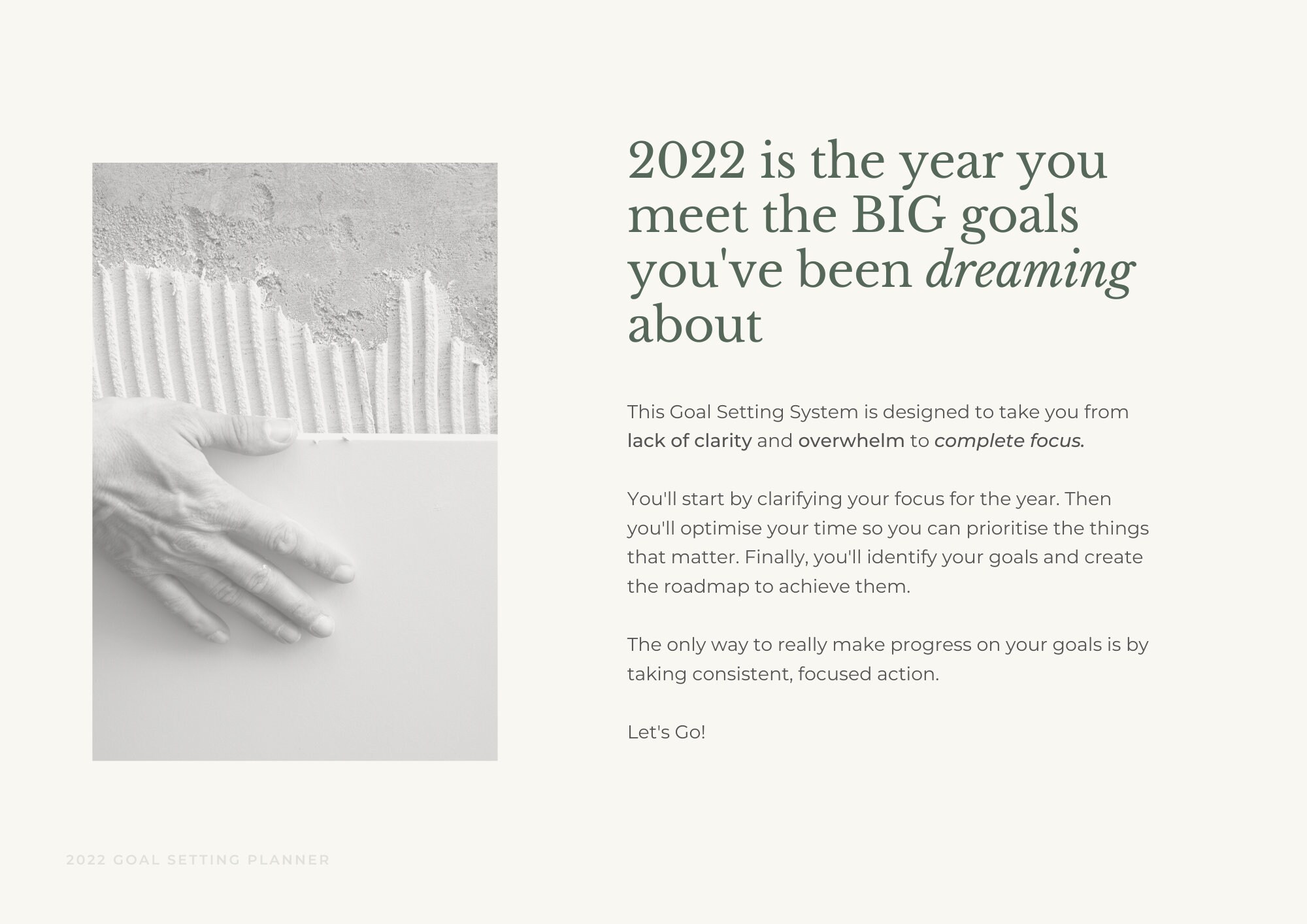 2022 Goal Setting Planner - Etsy