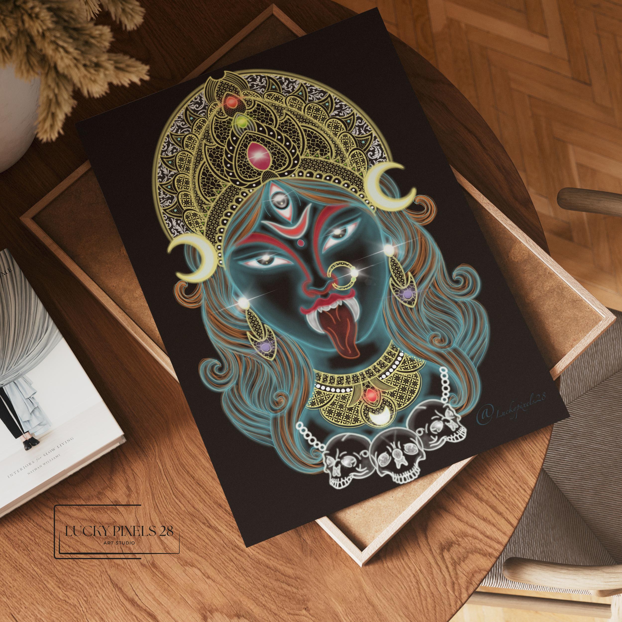 Kali Hinduism Goddess Art, Indian Mythology, Empowerment and ...