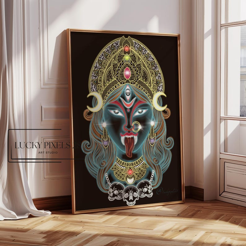 Kali Hinduism Goddess Art, Indian Mythology, Empowerment and ...