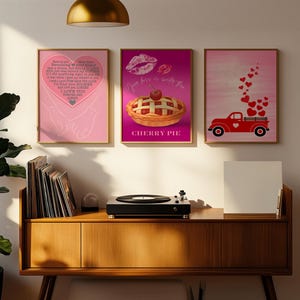 Valentine Day Decor Set of 27 Printables, Valentines Party Decor ...