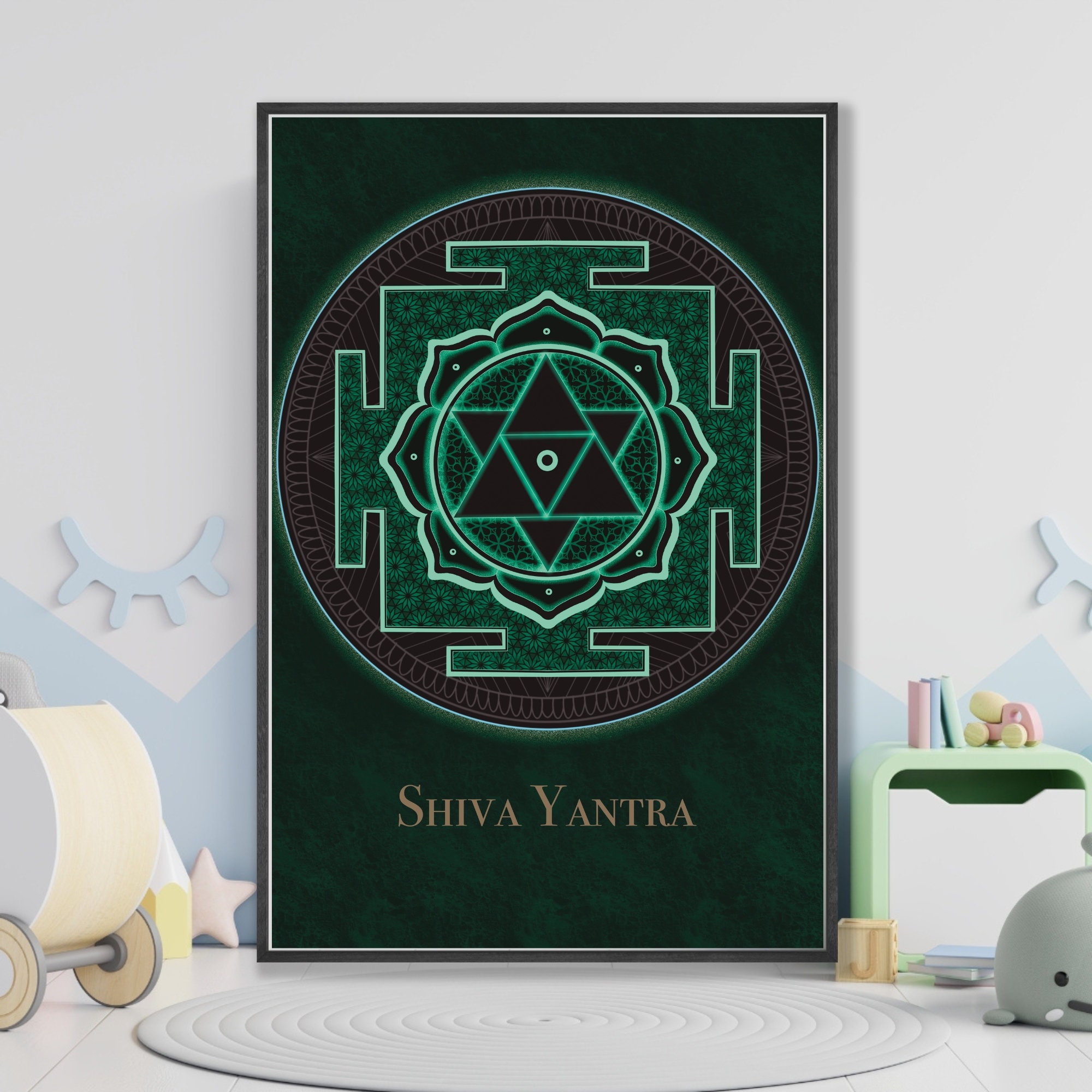 Shiva Yantra, Cosmic Energy for Wealth, Health, Prosperity, Removal of ...