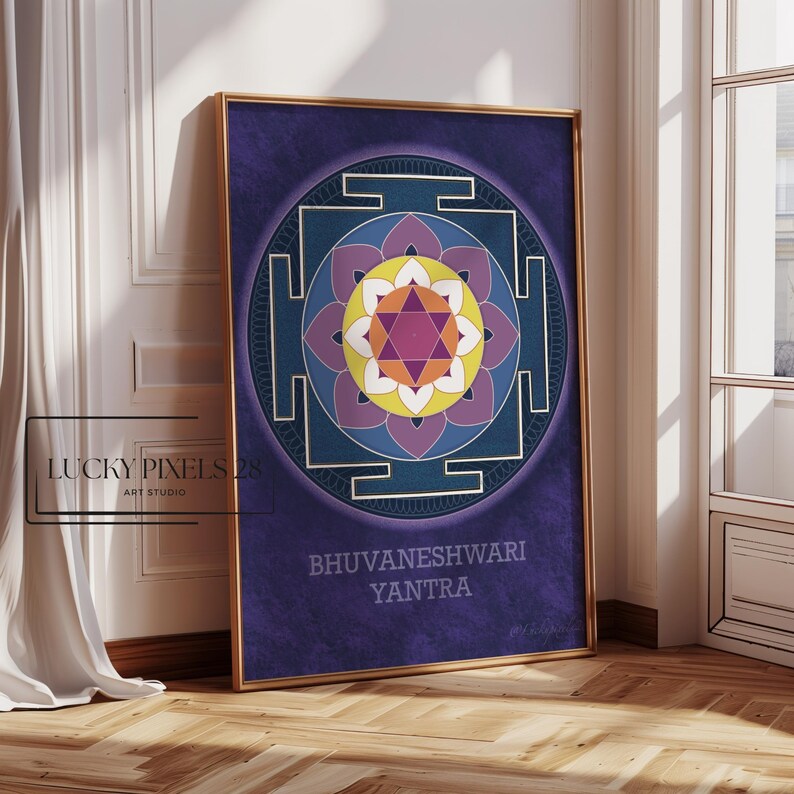 Bhuvaneshwari Yantra L Instant Download L Brings Wealth, Health ...