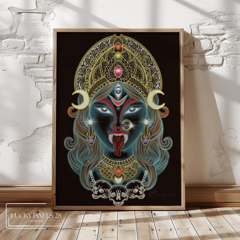 Kali Hinduism Goddess Art, Indian Mythology, Empowerment and ...