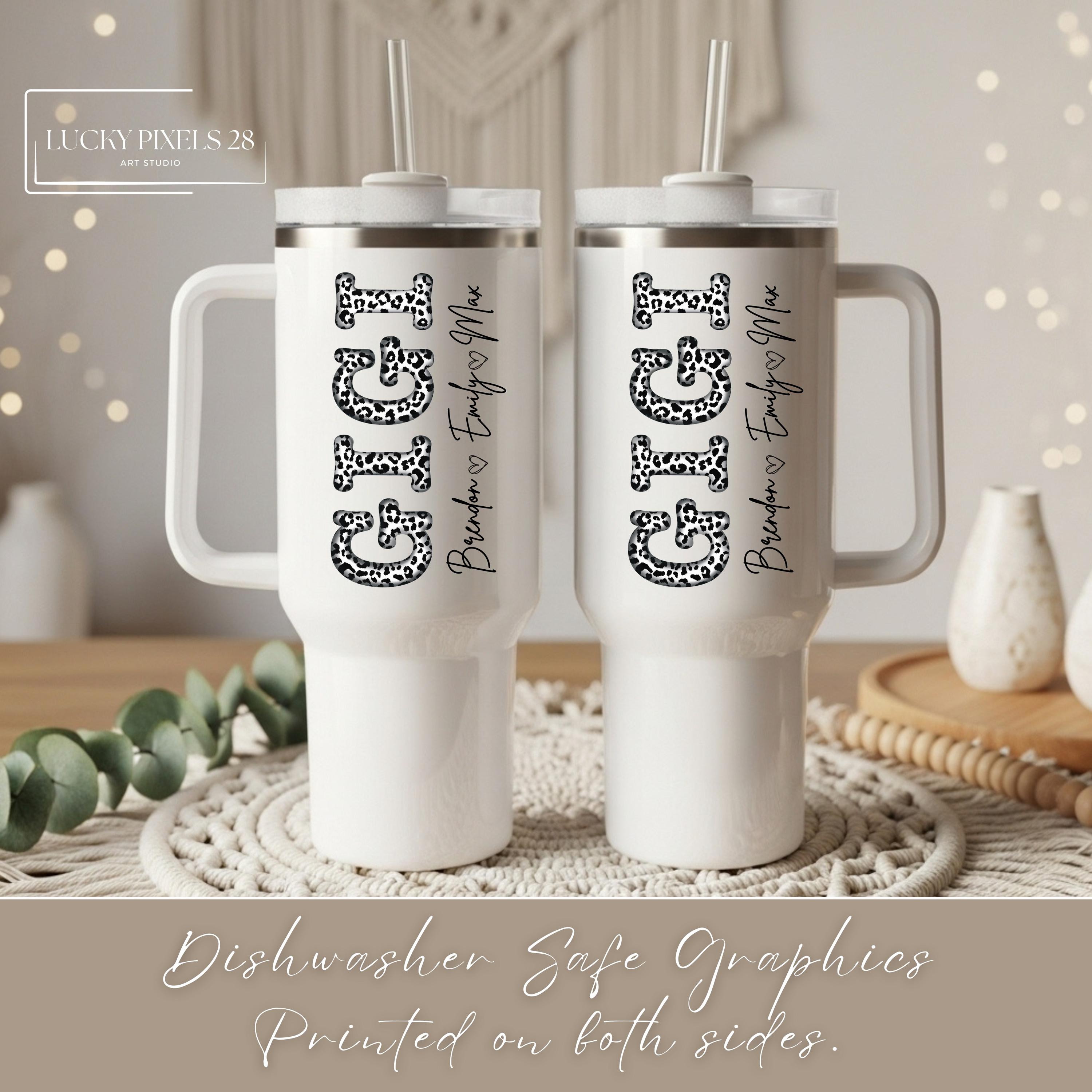 Gigi Tumbler Personalized 40oz Gigi Tumbler Gift for Gigi Travel Cup ...