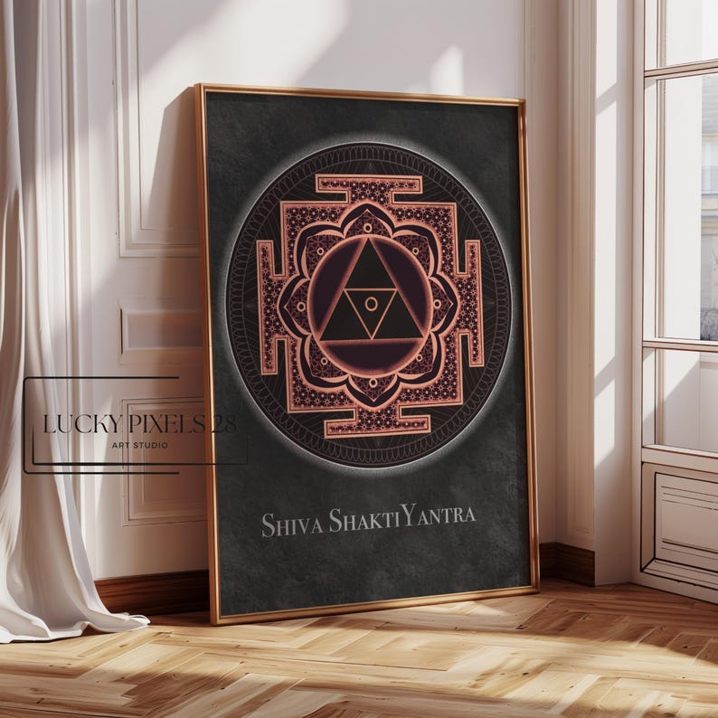 Shiva Shakti Yantra, for Wealth, Health, Prosperity, Removal of All ...