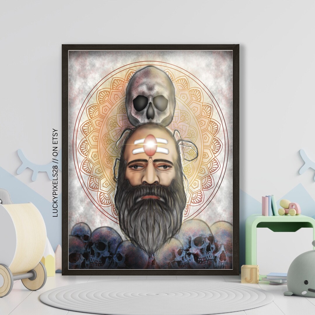 Aghori Matriarch L Devotees of Shiva, Digital Printable Art, Trendy ...