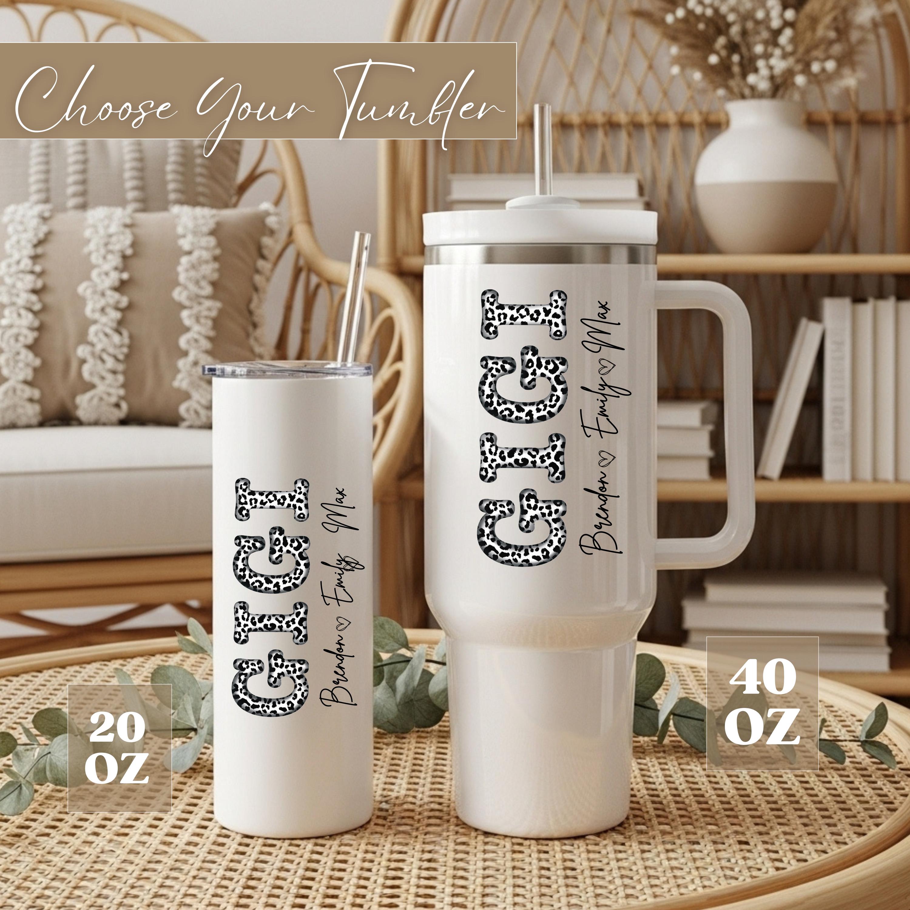 Gigi Tumbler Personalized 40oz Gigi Tumbler Gift for Gigi Travel Cup ...