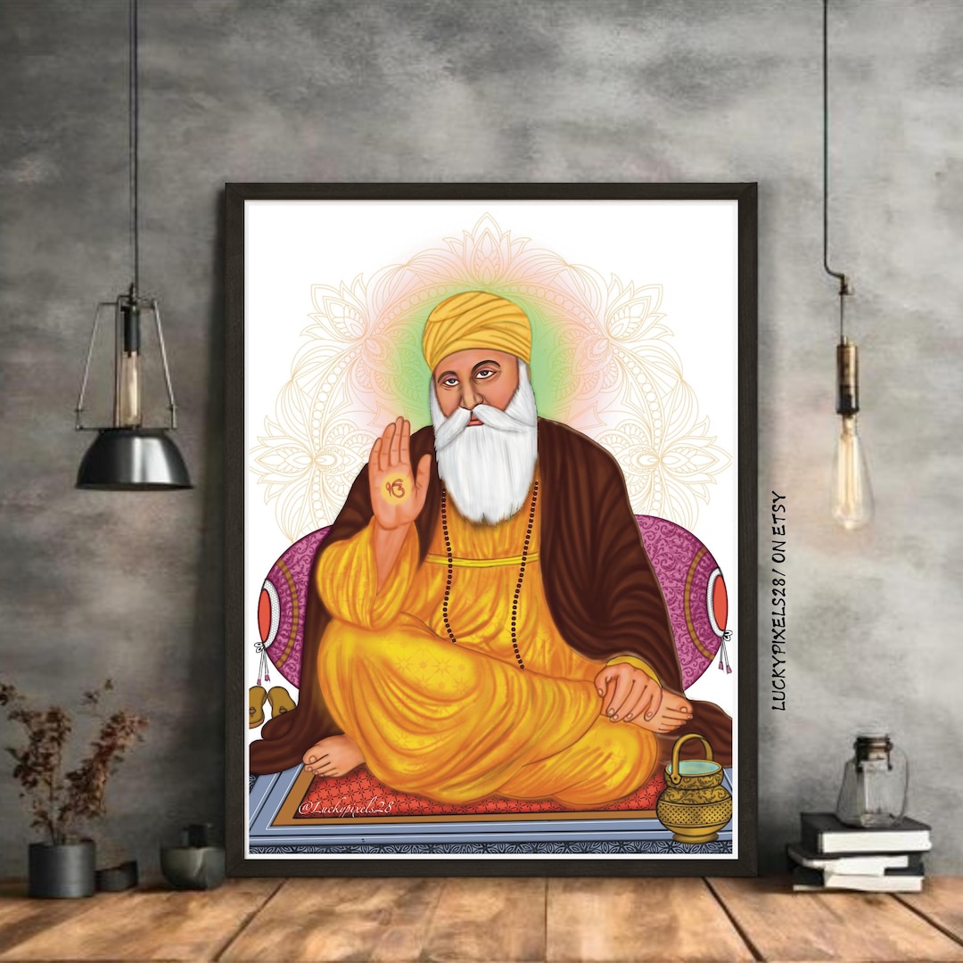 Guru Nanak Dev, Waheguru, Guru Arts, Guru Purab Arts, Punjabi Arts ...