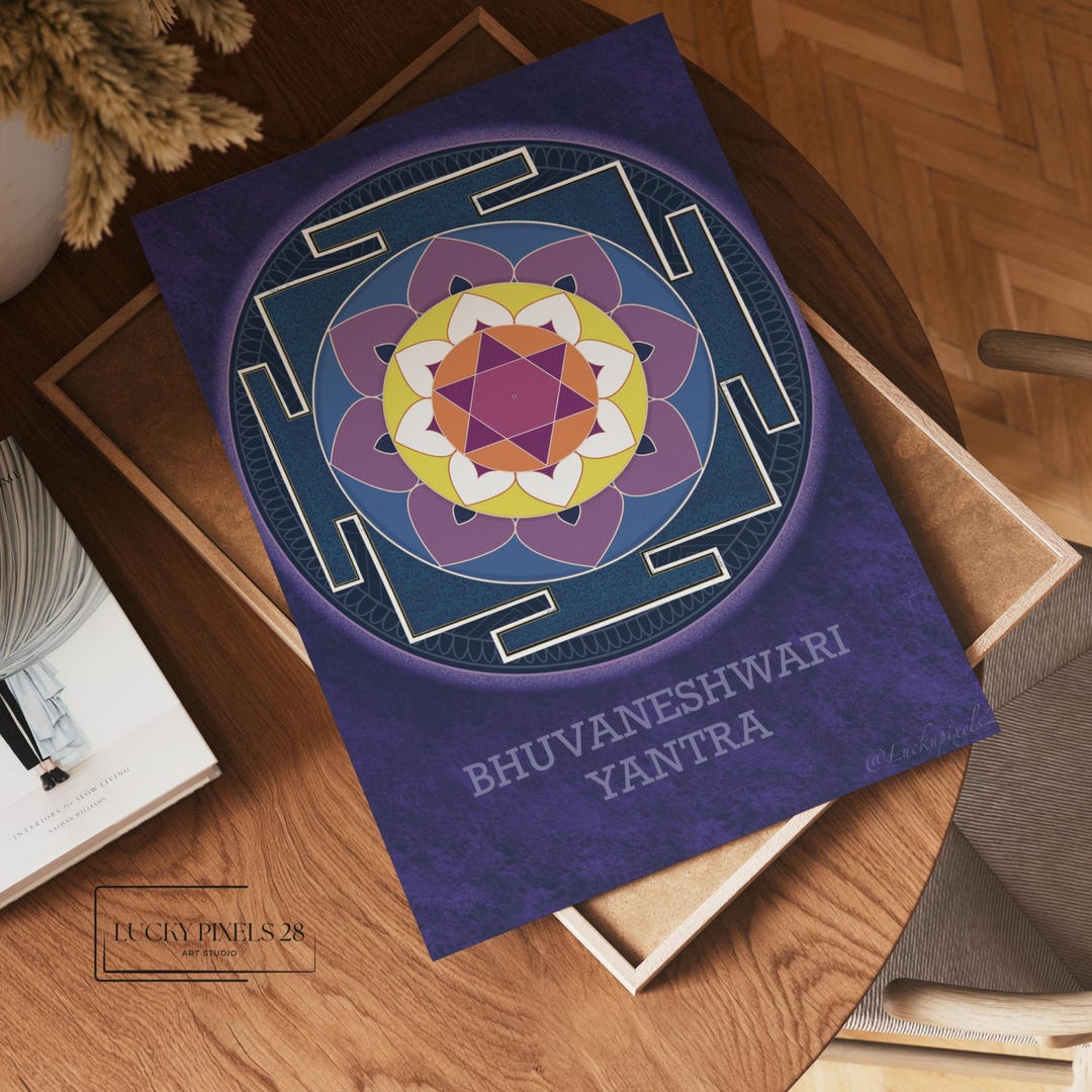Bhuvaneshwari Yantra L Instant Download L Brings Wealth, Health ...