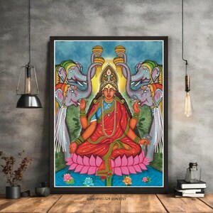 Maa Kamala Digital Art, Goddess of Wealth & Prosperity, Dasha Mahavidya ...