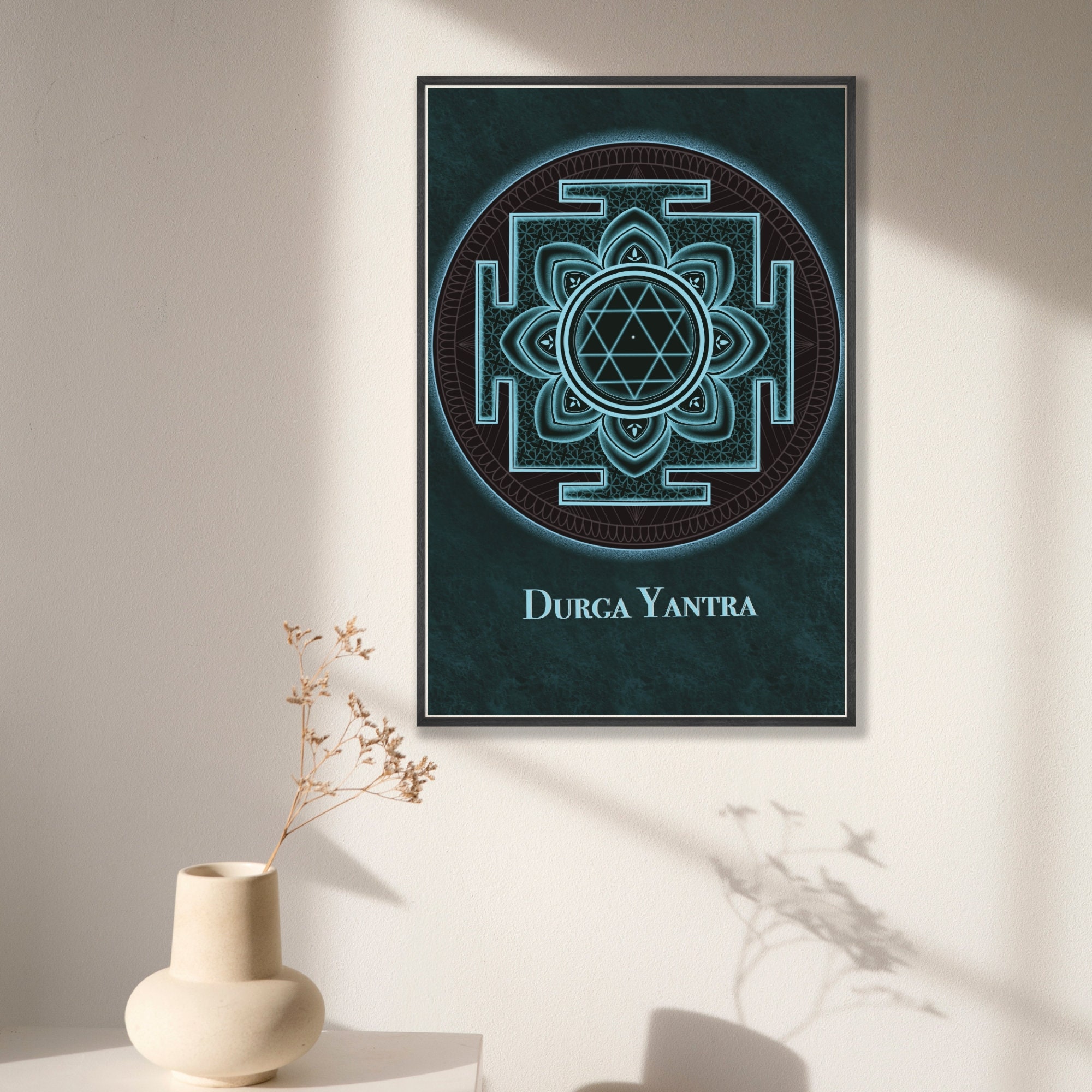 Durga Yantra L for Wealth, Health, Prosperity, Removal of All Kinds of ...